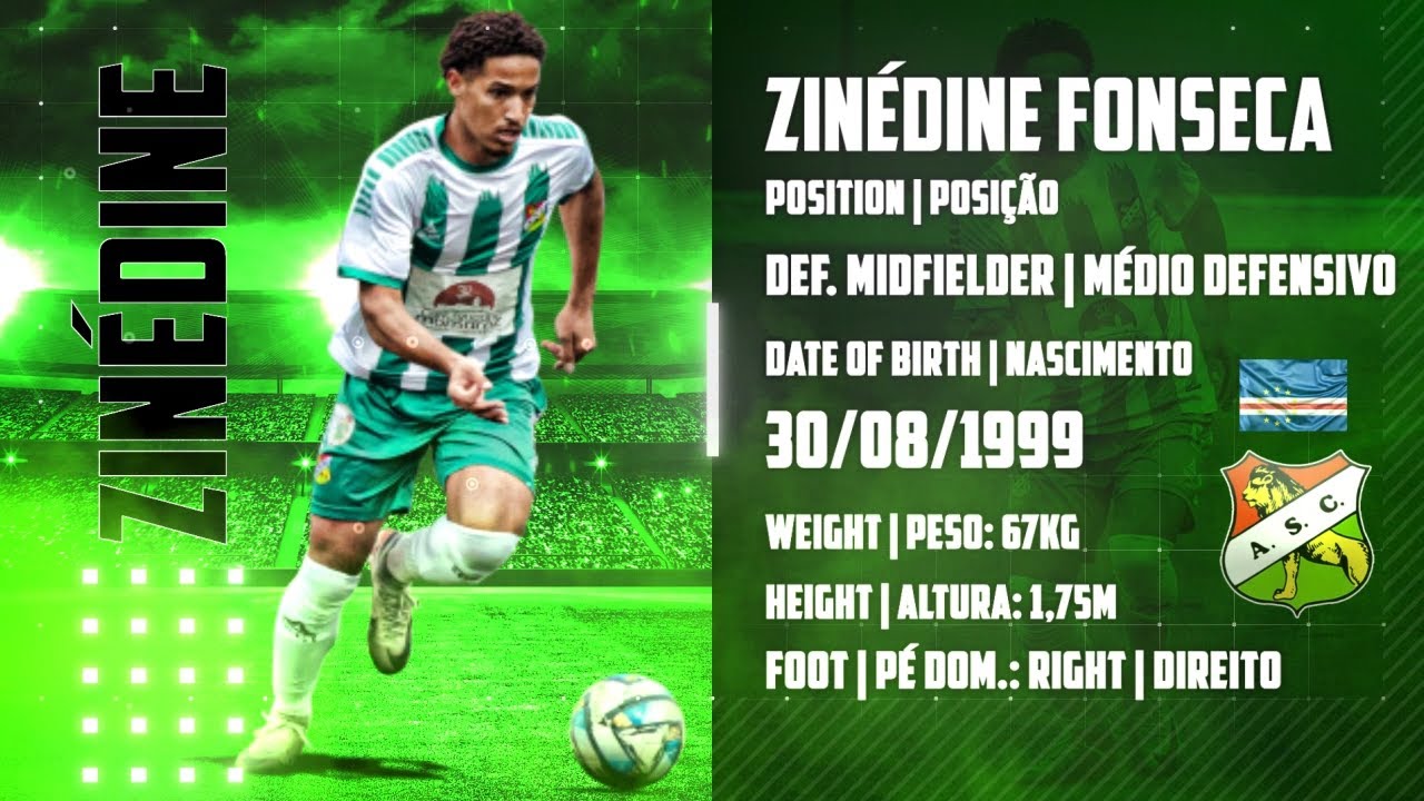 Zinédine Fonseca ⚽ Defensive Midfielder | Médio Defensivo ⚽ Highlights 2023/24 - YouTube