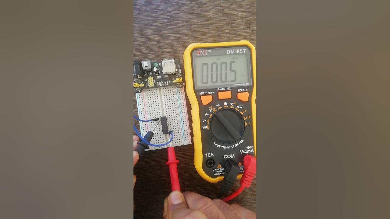 how to do short circuit test using multimeter - YouTube