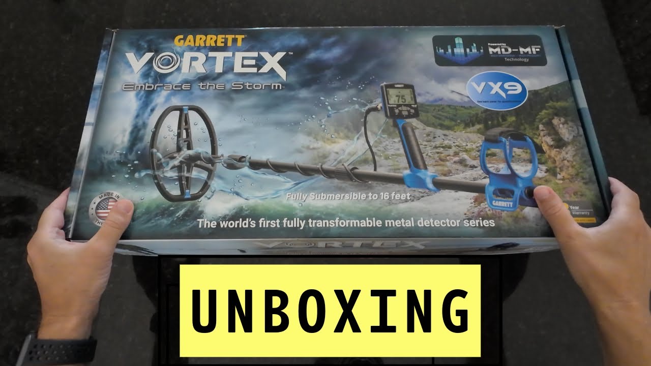 Garrett Vortex VX9 unboxing - YouTube