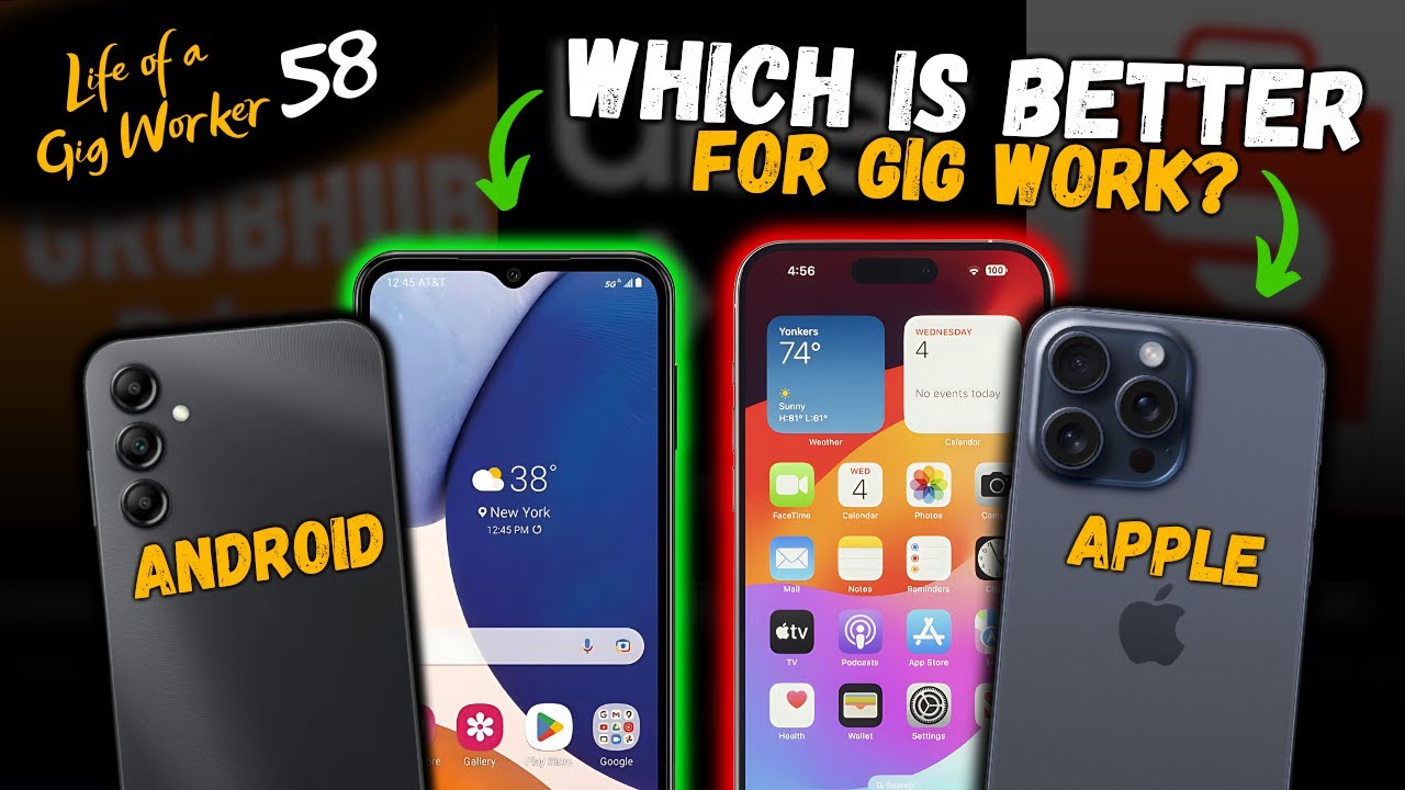 The Best & Worst Of Our Gig Work Devices - Android vs. Apple | Episode ...