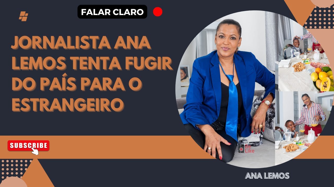 JORNALISTA ANA LEMOS TENTA FUGIR DO PAÍS PARA O ESTRANGEIRO - YouTube