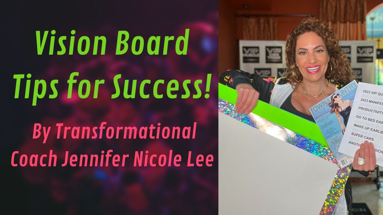 How to Successfully Create a Vision Board! Coach JNL 2023 Goal Setting ...
