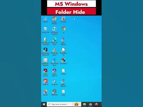 File And Folder Hide & unhide trick. #computer #tricks - YouTube