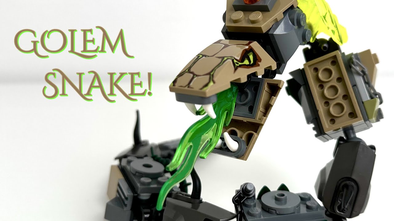 LEGO MOC - Golem Snake - YouTube