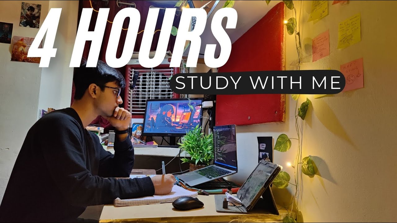 🌙 Late Night Coding Sessions | 📚4+Hrs Study With Me Live |🎓 Engineering ...