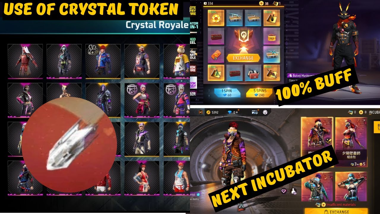 Indonesia Server New Incubator & Use Of Crystal Token 🔥 ff indonesia ...