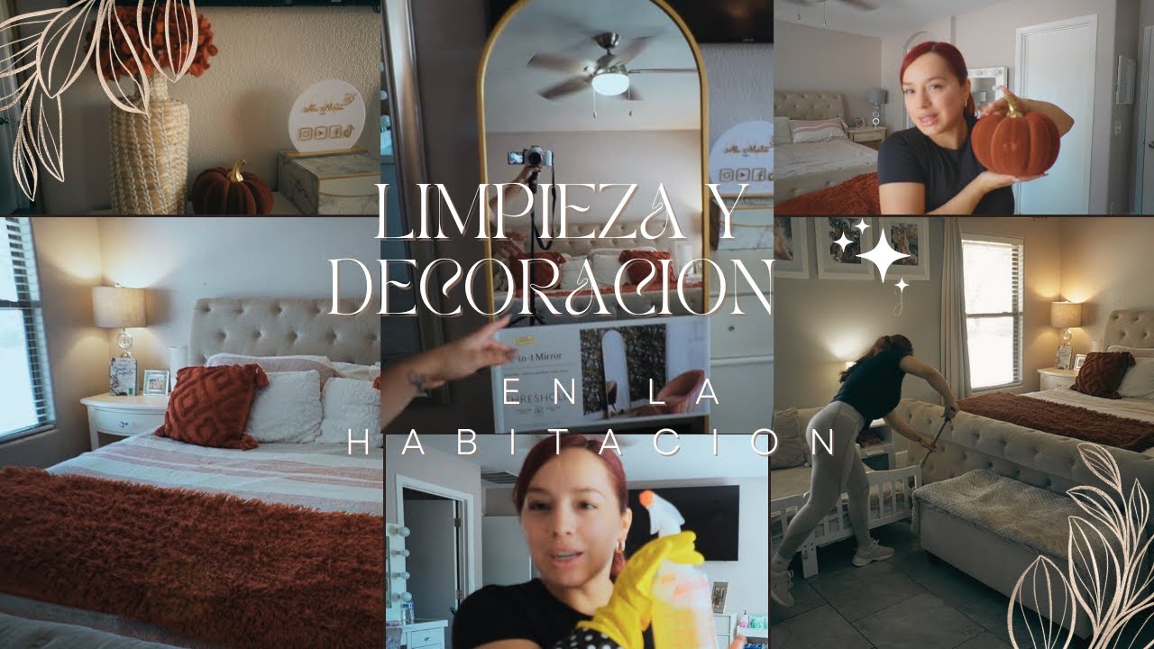 LIMPIA Y DECORA 🍁 CONMIGO LA HABITACION PRINCIPAL #clean #motivation # ...