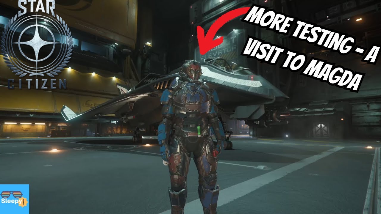 Star Citizen - More Testing - A visit to Magda - YouTube