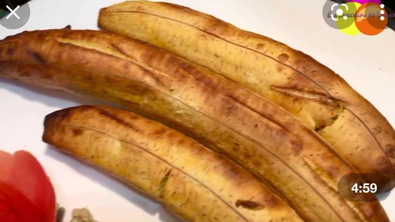 BANANE PLANTAIN BRAISÉ AU FOUR - YouTube
