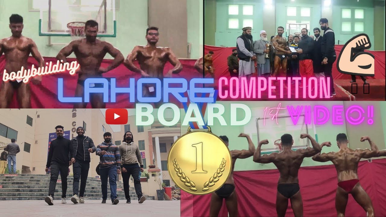 1st video Mr. Lahore Board | Competition | BodyBuilder-Fitness Pakistan ...