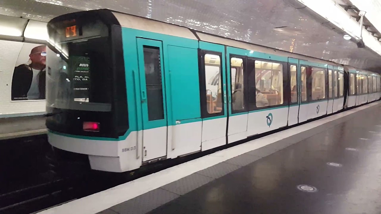 [Bon son]MF88 sur la ligne 7bis / MF88 in Paris metro 7bis Line .[イイ音♪ ...
