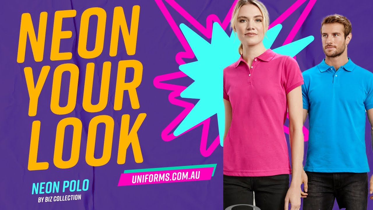 Neon Polo by Biz Collection. The perfect make a statement uniform polo ...