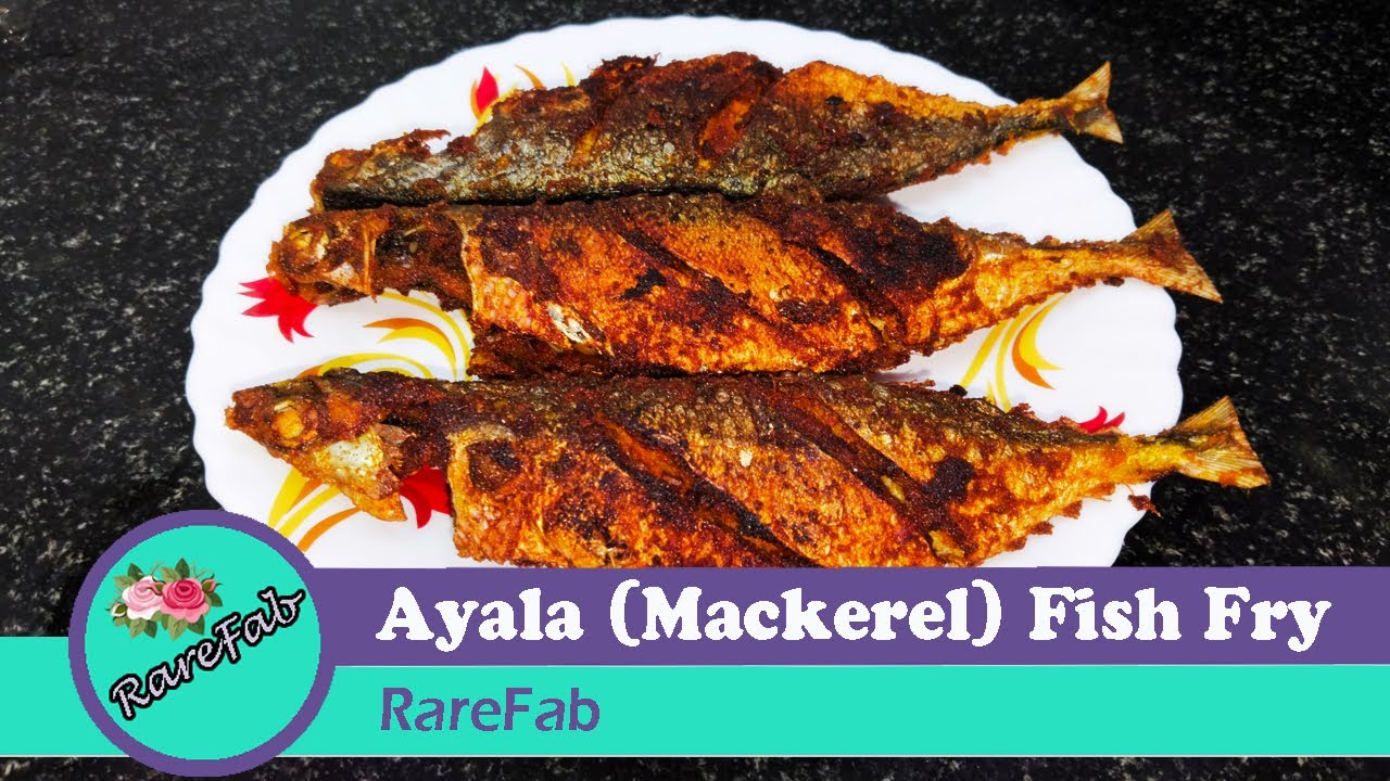 Ayala (Mackerel) Fish Fry | Fish Recipes | Cooking Video - YouTube