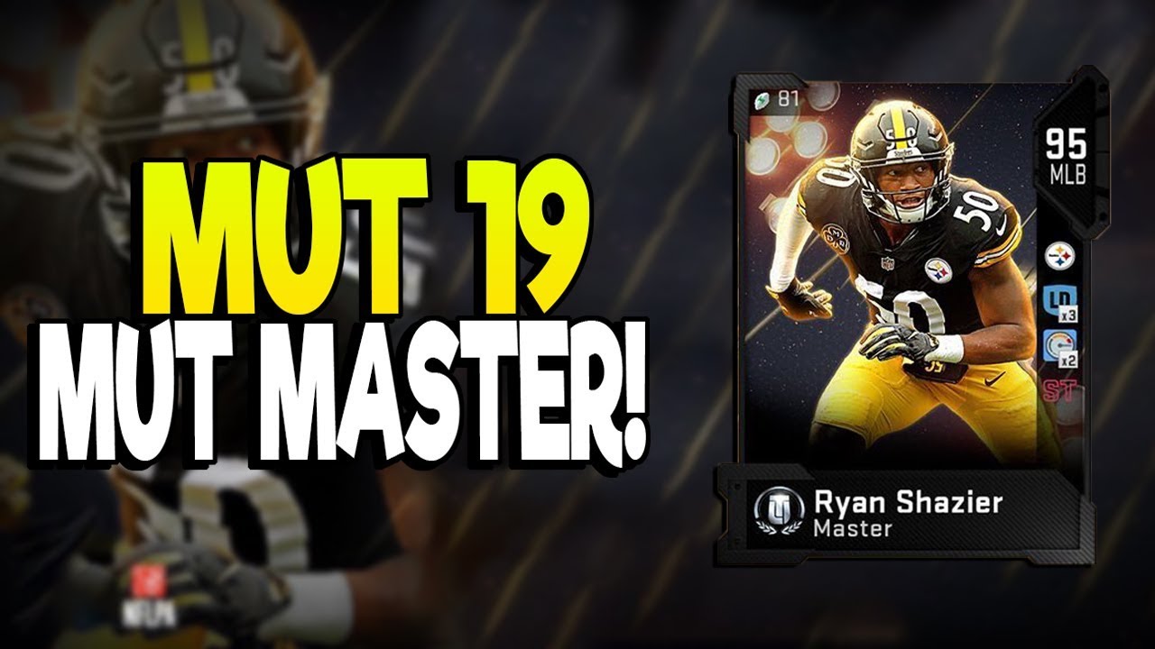MUT 19 MUT MASTER REVEALED! 95 RYAN SHAZIER! | MADDEN 19 ULTIMATE TEAM ...