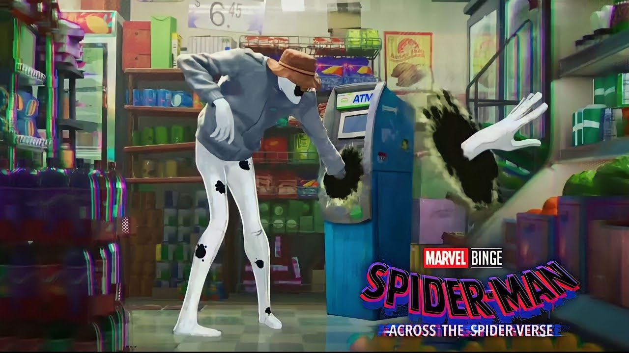 The Spot robbing ATM🏧 scene [1080p] | SpiderMan: Across the Spider ...