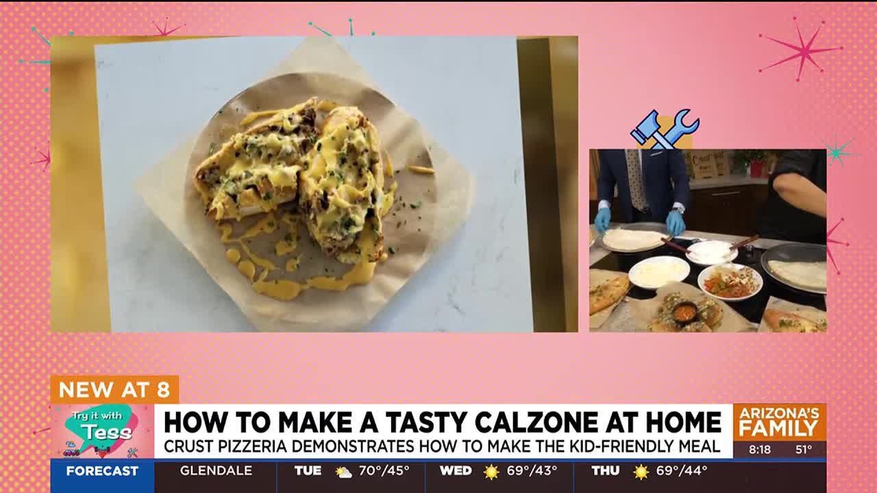 How to make a tasty calzone at home - YouTube