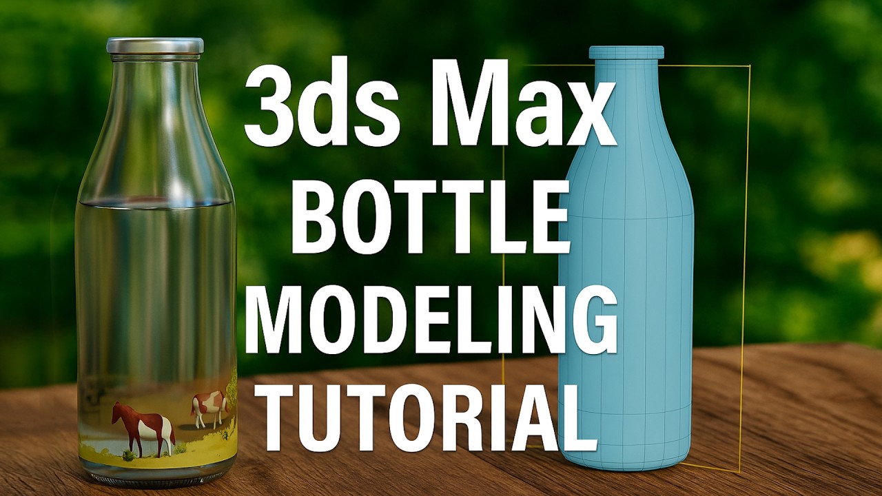 3ds Max Bangla Tutorial | 3ds Max Bottle Modeling & Rendering Tutorial | Part 01 - YouTube