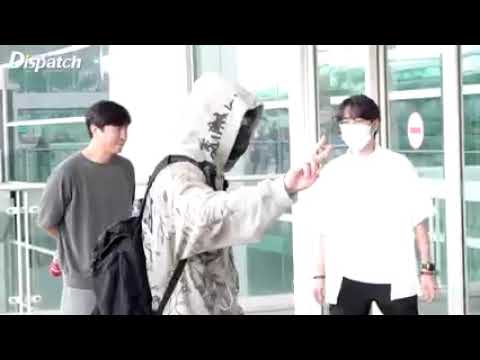 Have A Safe Flight JJK 💜 현장영상 "아미! 손키스 받아라~ 정국:BTS #방탄소년단 #BTS # ...