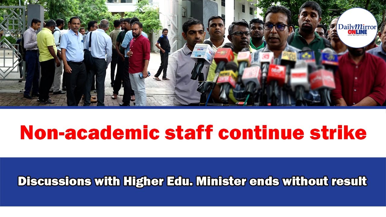 Non-academic staff continue strike Discussions with Higher Edu ...