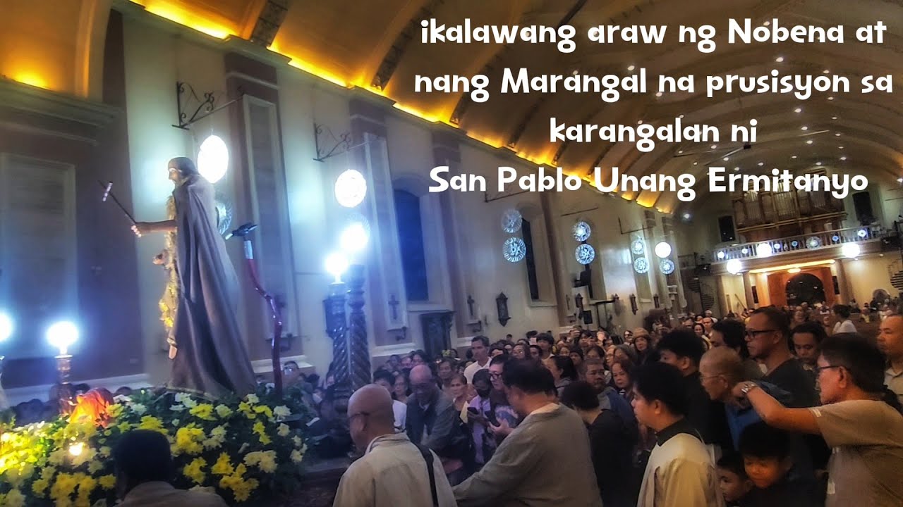 SAN PABLO UNANG ERMITANYO | IKALAWANG ARAW | NOBENA AT PRUSISYON - YouTube