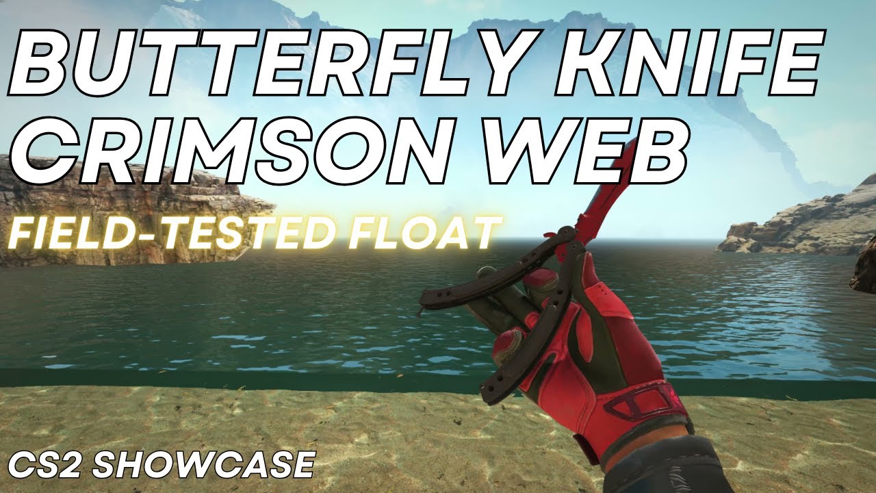 Butterfly Knife Crimson Web (Field-Tested) | CS2 Skin Showcase #1007 ...