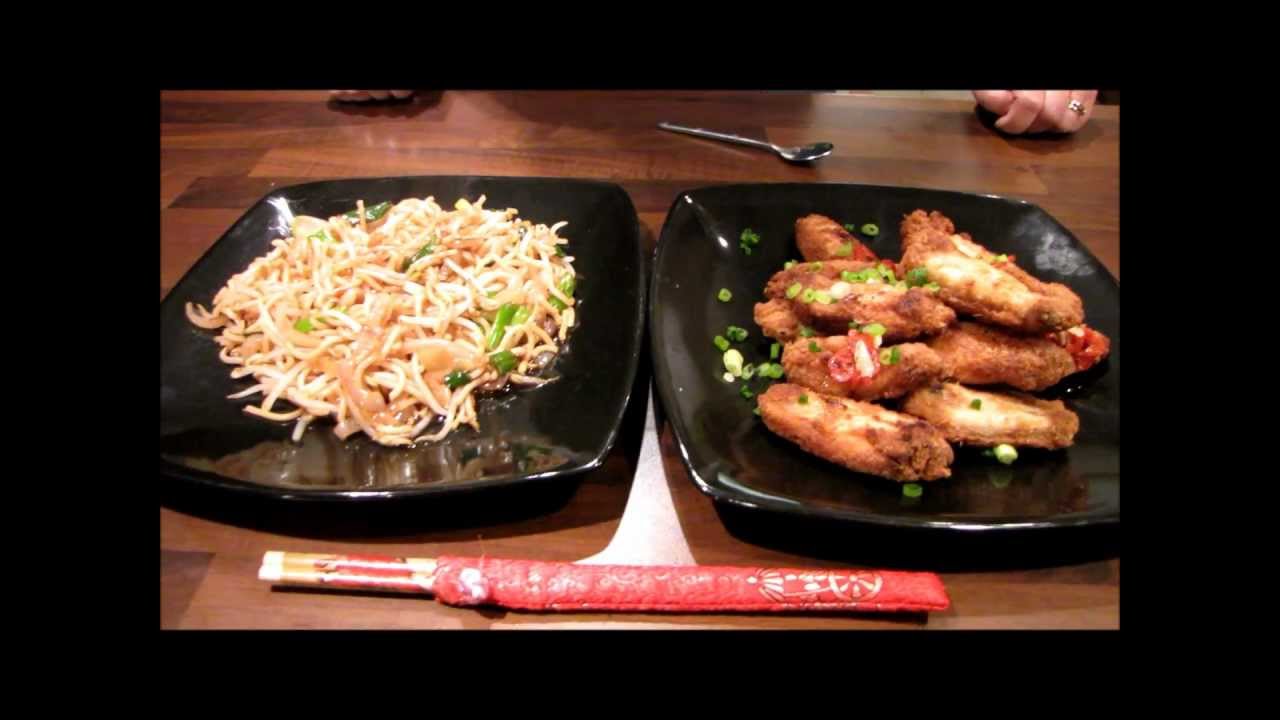 Samantha's Supper Episode 5 - Salt n Chilli Chicken Wings & Chow Mein ...