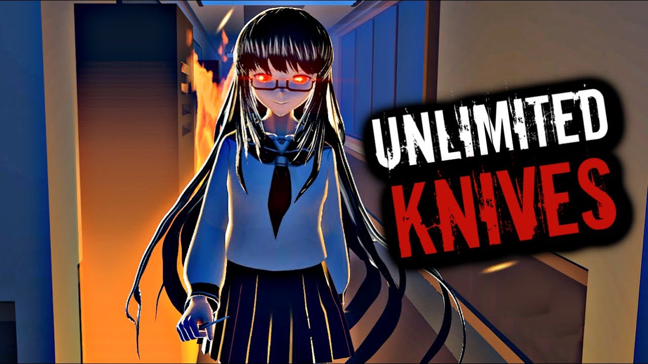 Yandere With Unlimited Knives (YANDERE PLUS ESCAPE) - YouTube