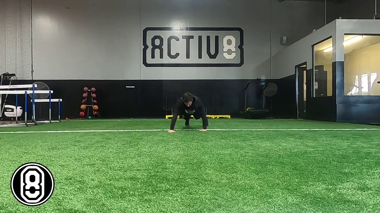 Activ8 | Plyo Alternating Staggered Push Up - YouTube