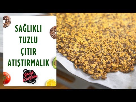 Sağlıklı Tuzlu Çıtır Atıştırmalık | Diyet Yemekleri