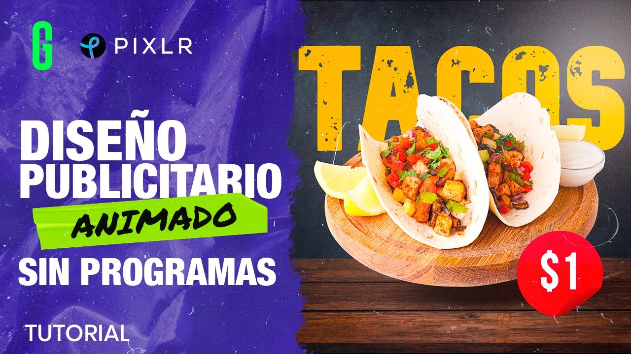 PIXLR Tutorial | Diseño Publicitario SIN PROGRAMAS | Animated ...