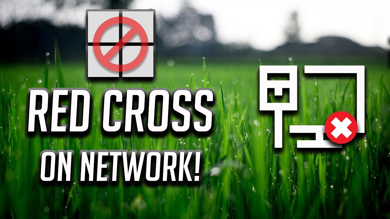 How to Fix Red Cross on Network Icon Windows 11,10, 8, 7 - YouTube