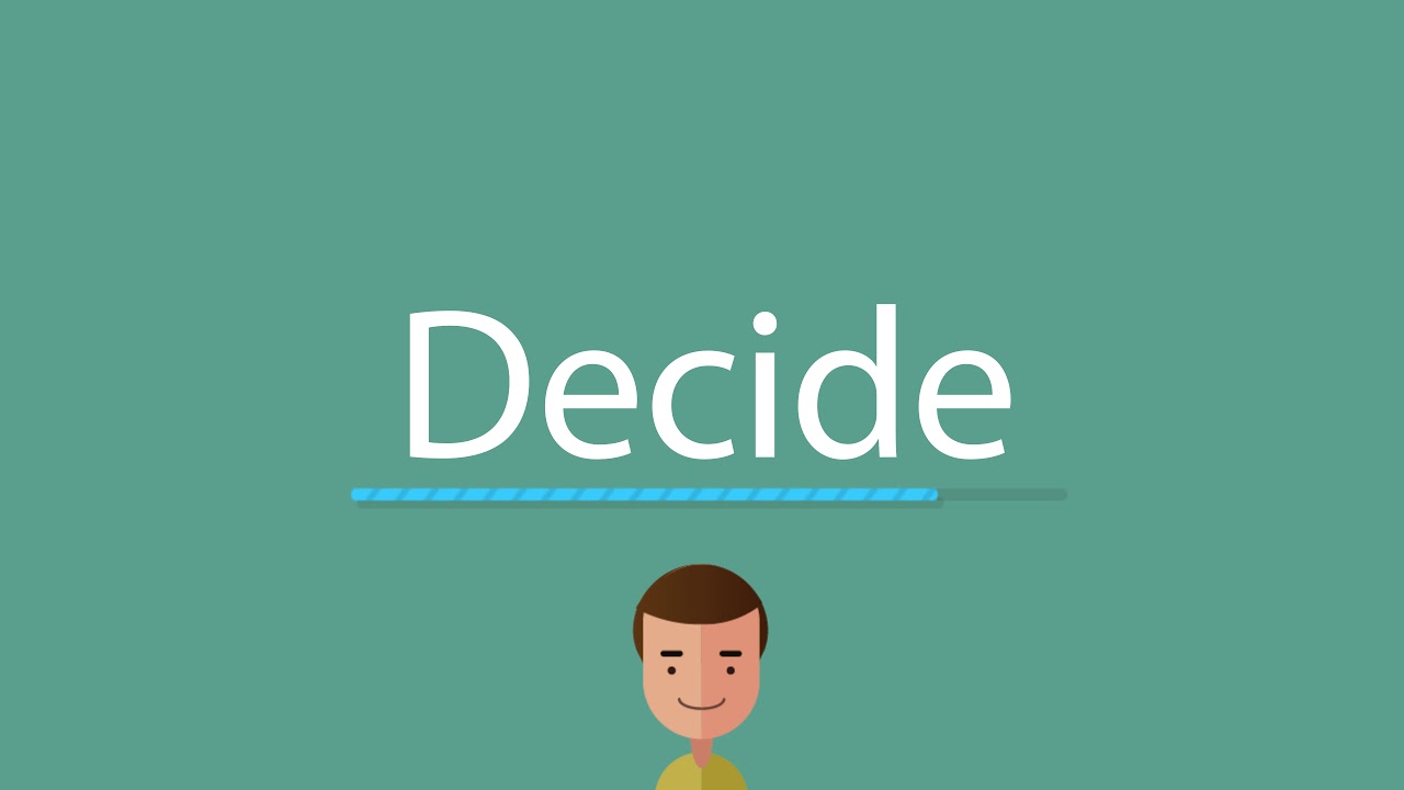 How to pronounce Decide - YouTube