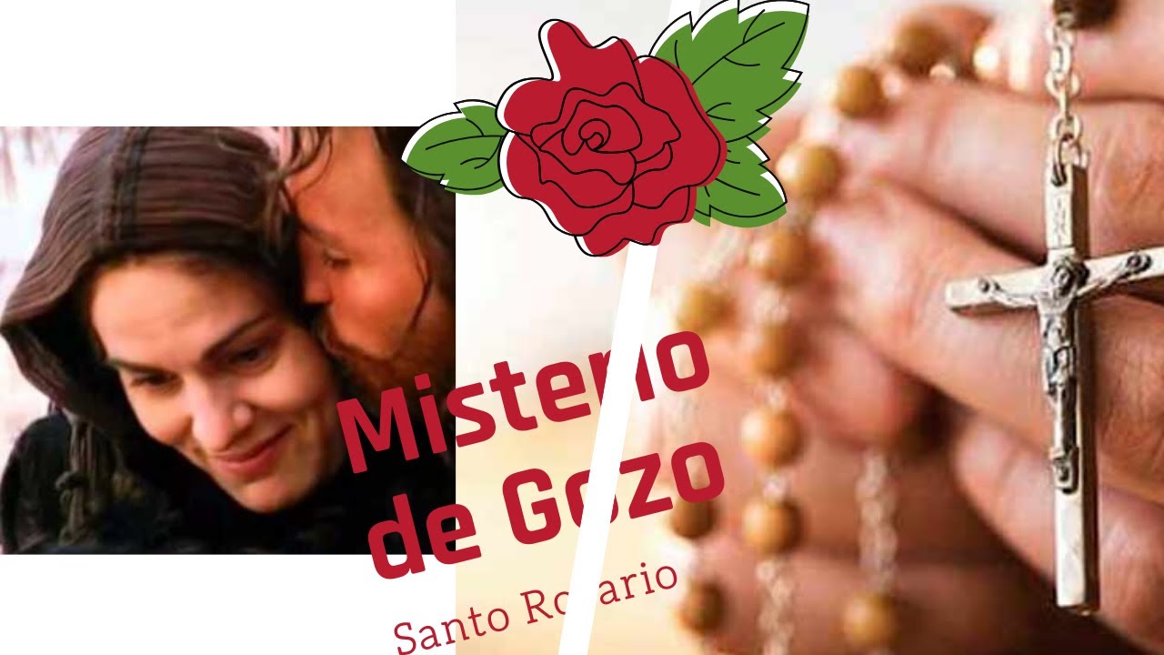MISTERIOS DE GOZO / SANTO ROSARIO / LUNES Y SÁBADO / VIRGEN MARÍA - YouTube