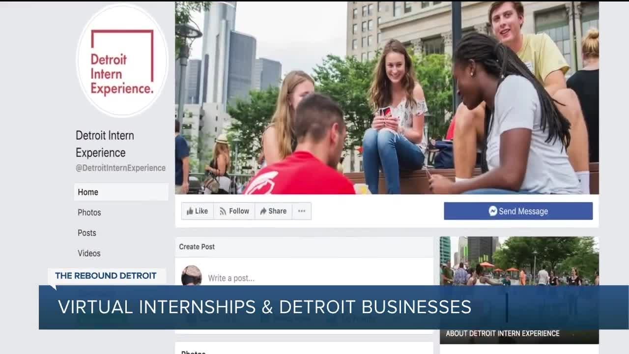 The Rebound Detroit: Internships go virtual during COVID-19 pandemic ...