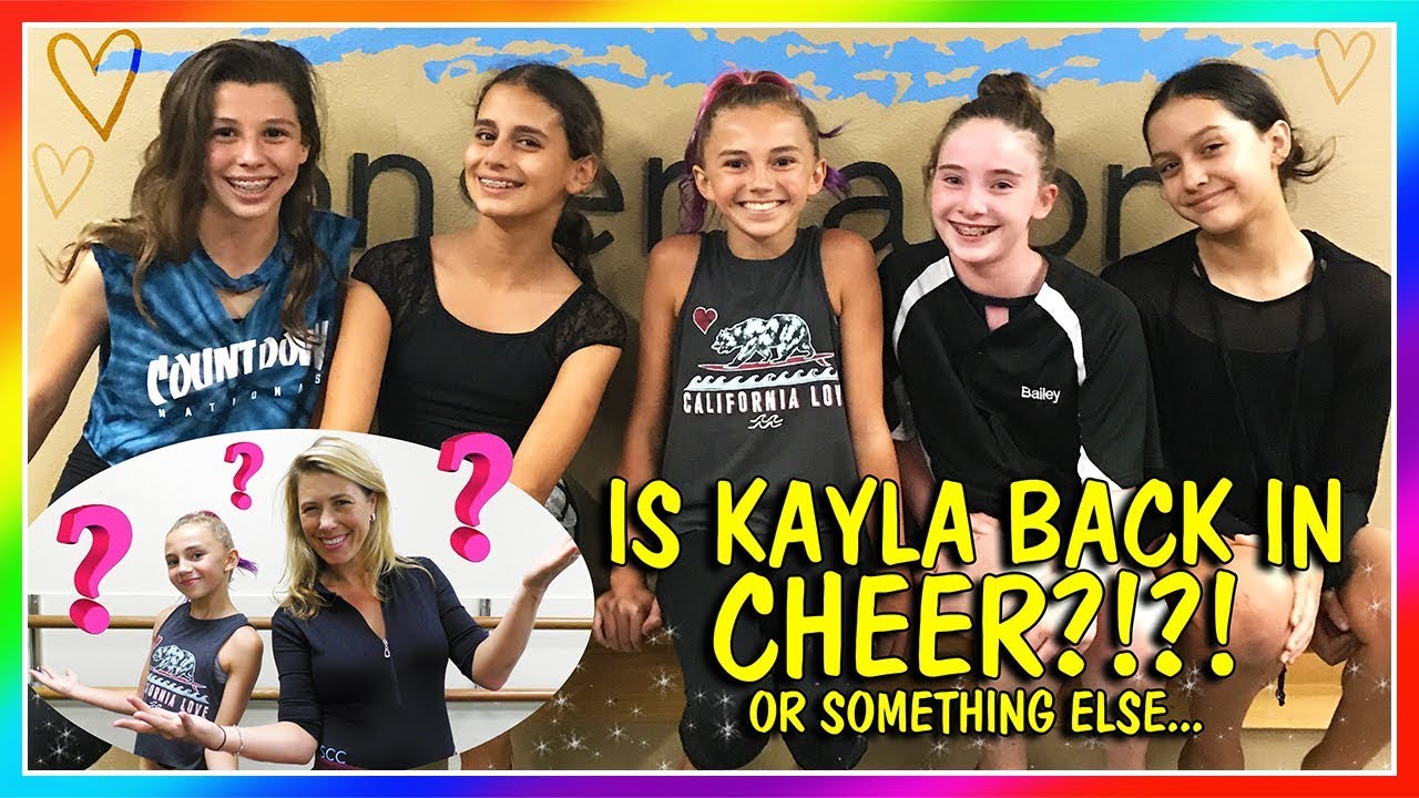KAYLA JOINS A NEW TEAM! | IS IT FOR CHEER? | We Are The Davises - YouTube