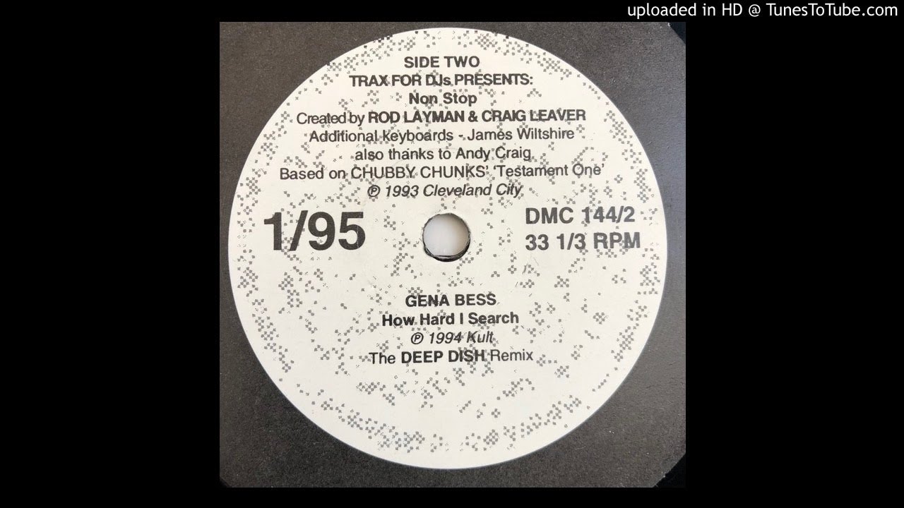 GENA BESS - How Hard I Search (Deep Dish Mix) - YouTube