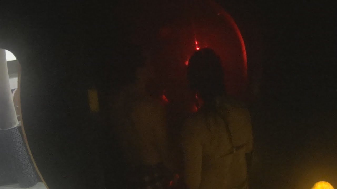 Creepy Red Light Water Slide at Aquapulco - YouTube
