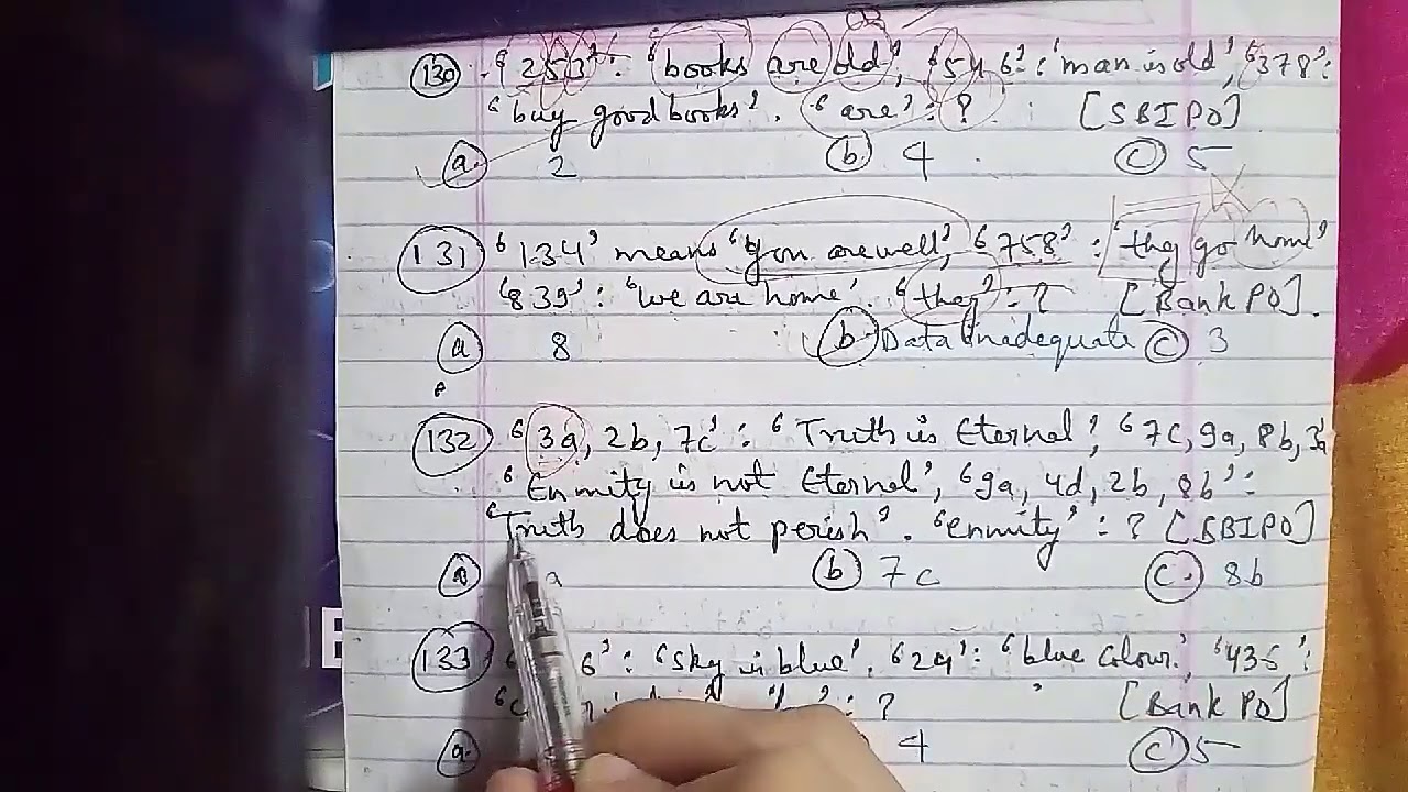 Part-88: Coding and Decoding-important questions for competition exams ...