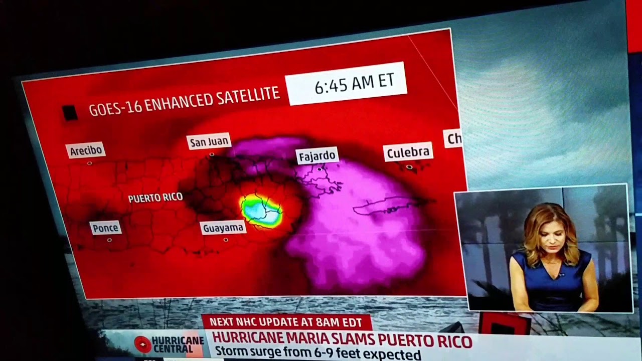 HURRICANE MARIA MAKES LANDFALL PUERTO RICO - THE WEATHER CHANNEL ...