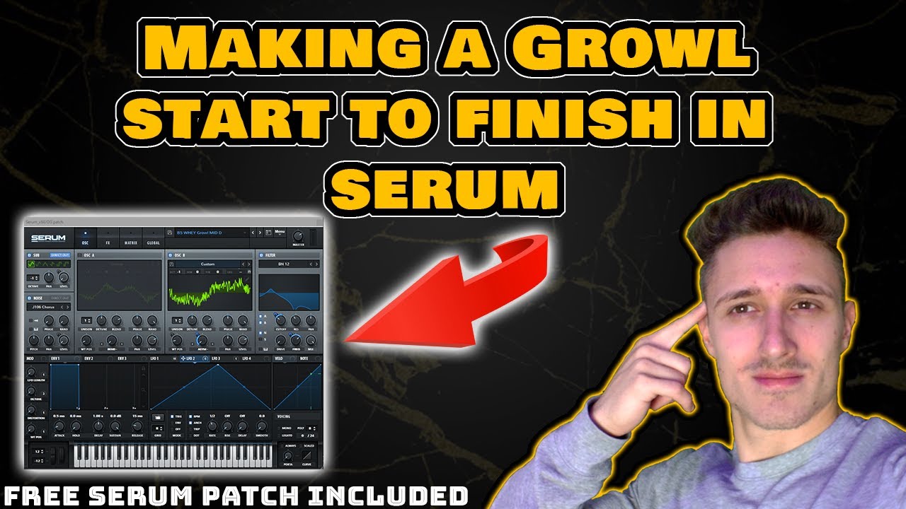Dubstep Growl In Serum Start to Finish (UNEDITED) - YouTube