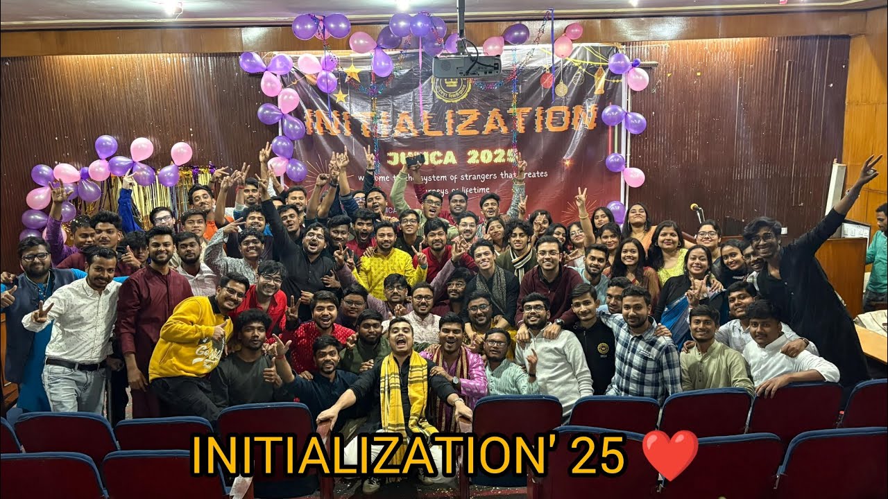 INITIALIZATION' 25 ️ 🎉 #2026 #freshers #JU #JUMCA #MCA - YouTube