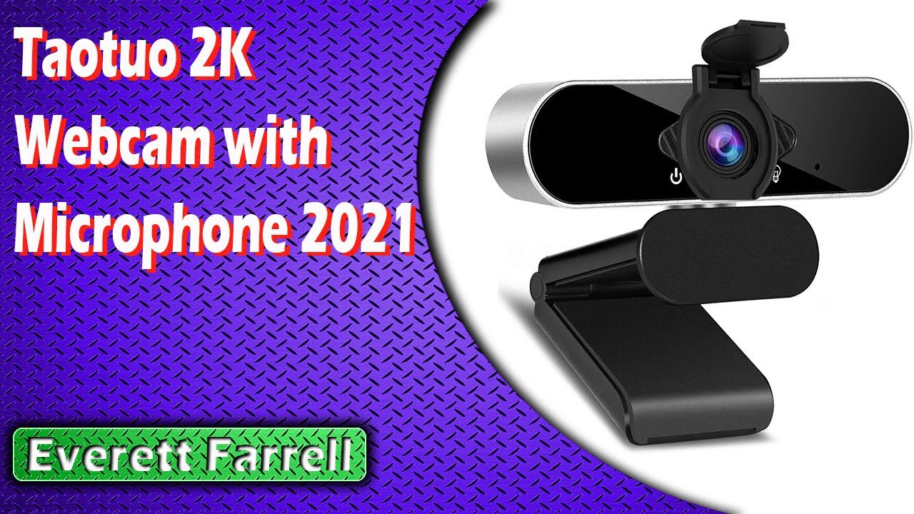 Taotuo 2K Webcam with Microphone 2021 - YouTube