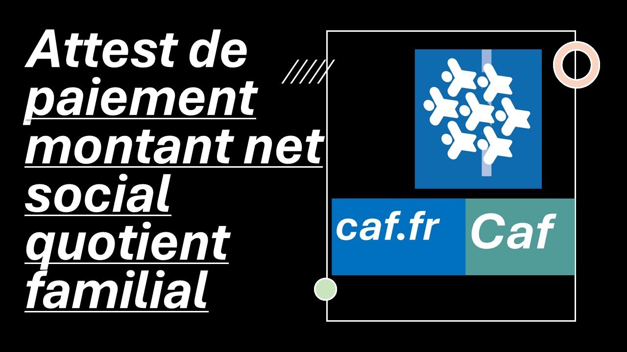 Comment télécharger attestation de paiement, montant net social ou de ...