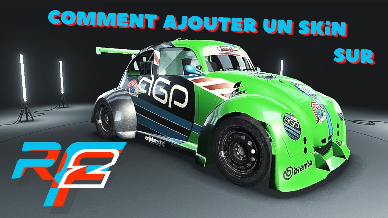 comment ajouter un skin sur rf2 - YouTube