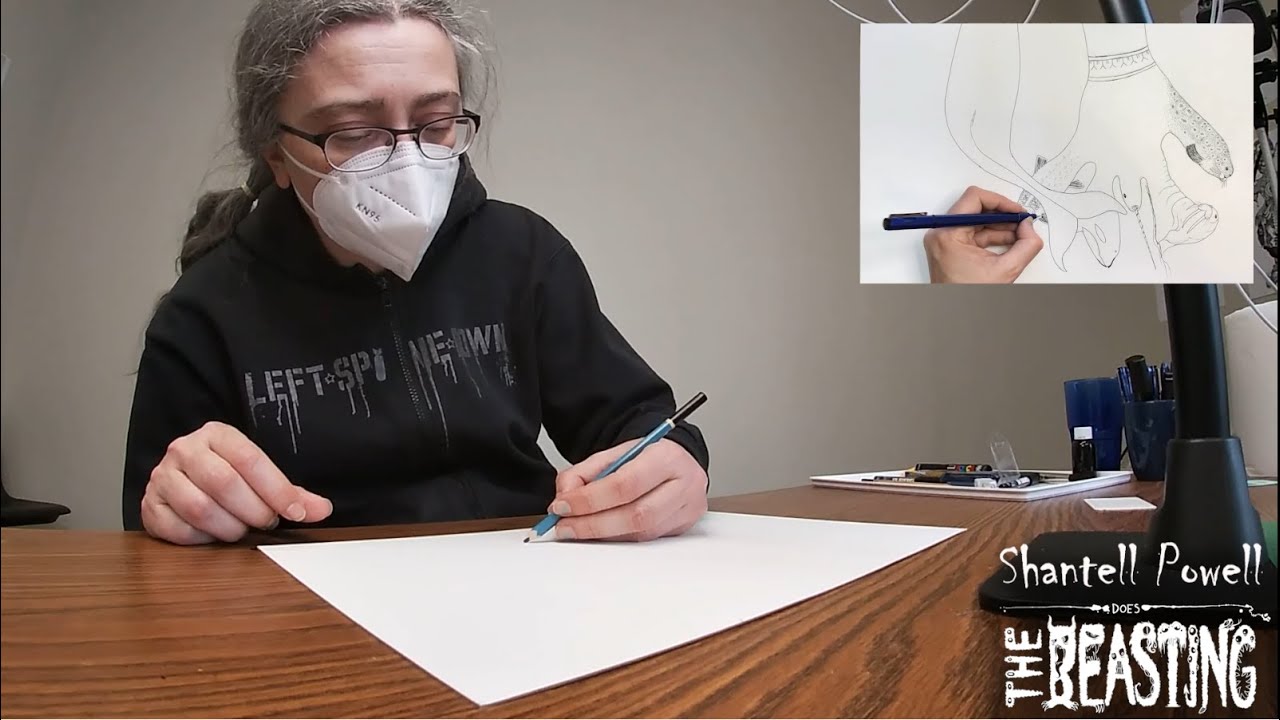 Shantell Powell's beast piece backstory - YouTube