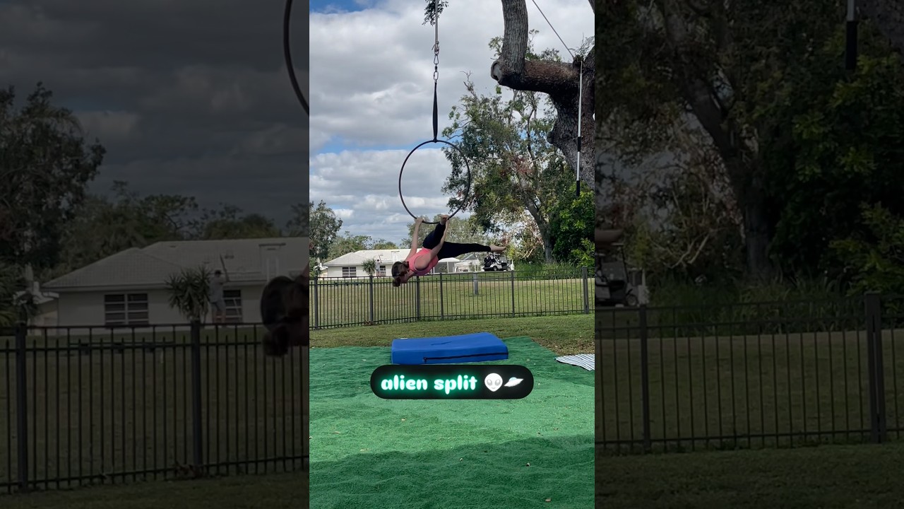 working on alien split to flange 👽🛸👾#alien #lyra #lyraflow #cirque # ...