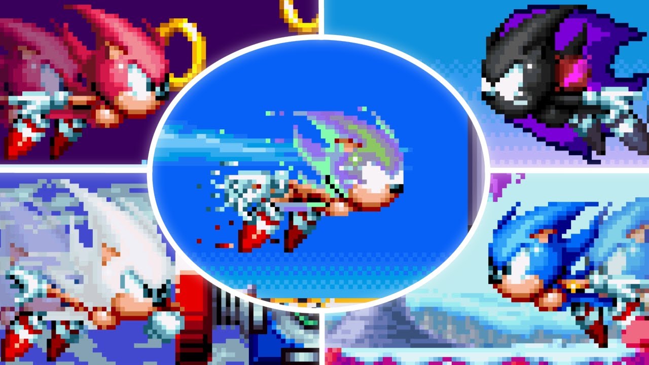 5 Super Sonic forms in Sonic Mania Plus { Sonic Mania Plus ...