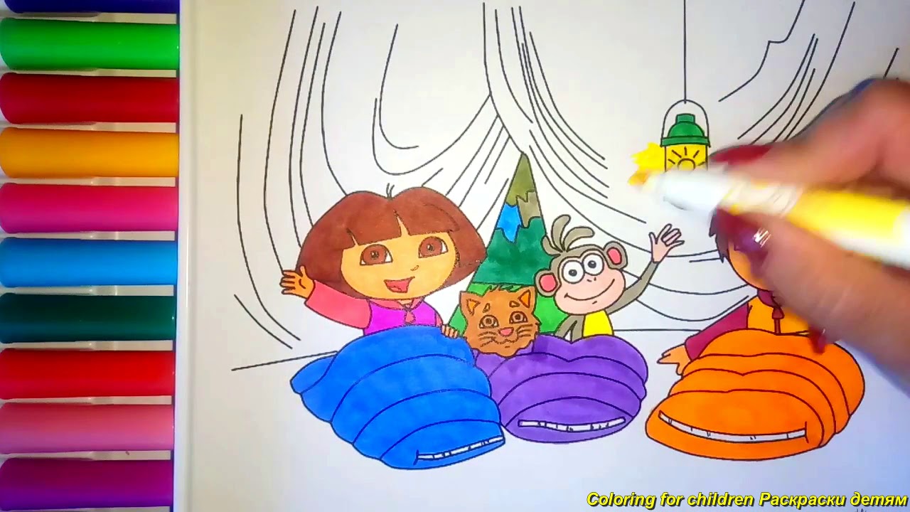 Dora the Explorer/Holidays/ Camping Tent /Канікули/ Відпочинок в ...