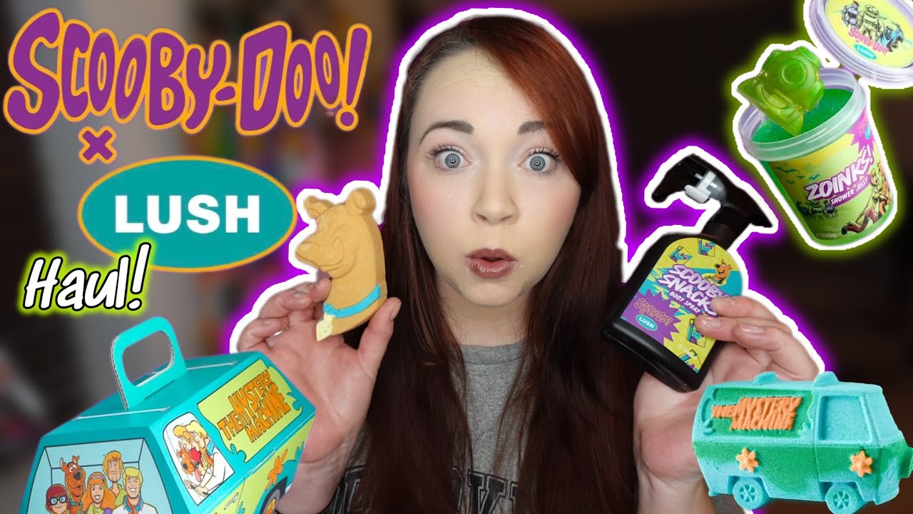 SCOOBY DOO X LUSH COLLAB HAUL & FIRST IMPRESSIONS - YouTube