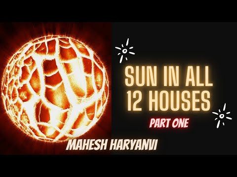 Sun in all 12 houses part one. #astrology #jyotish - YouTube
